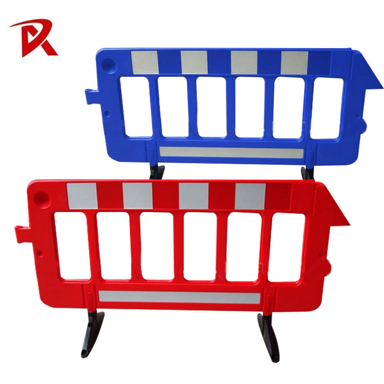 Highway Road Barrier Plastik Pagar Air Diisi Perbatasan Jalan 100mm